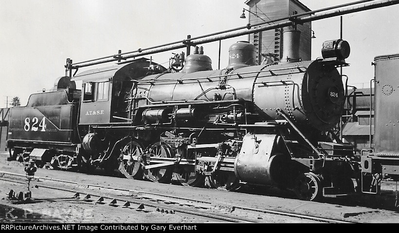 ATSF 2-8-0 #824 - Atchison, Topeka & Santa Fe